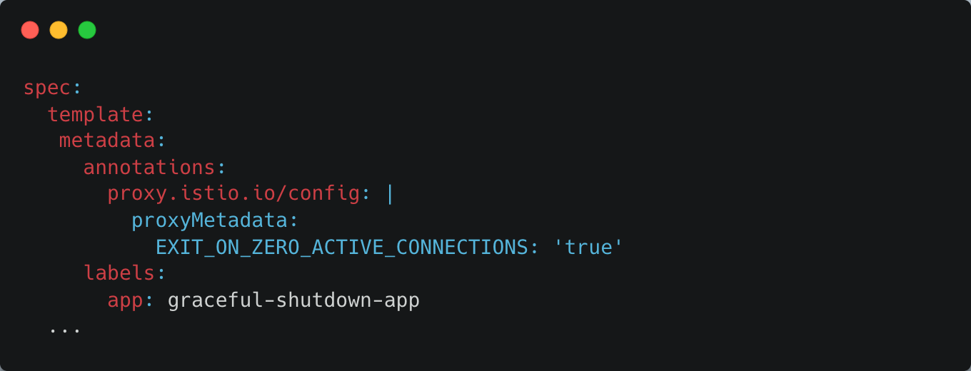 When Your Istio Proxy Containers Terminate Before Your Application Containers Gracefully